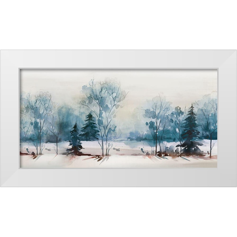 Isabelle Z 18x11 White Modern Wood Framed Museum Art Print Titled ...