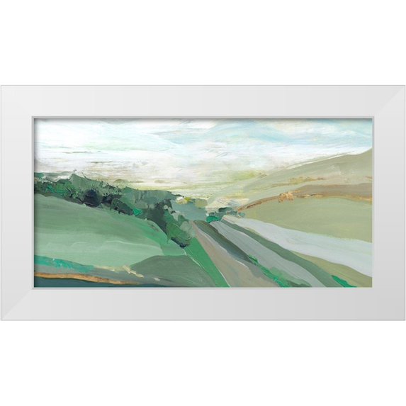 Isabelle Z 18x11 White Modern Wood Framed Museum Art Print Titled ...