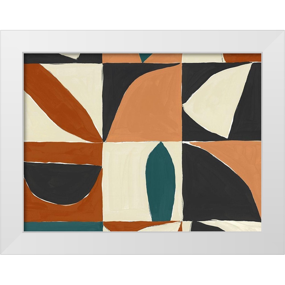 Isabelle Z 18x15 White Modern Wood Framed Museum Art Print Titled ...
