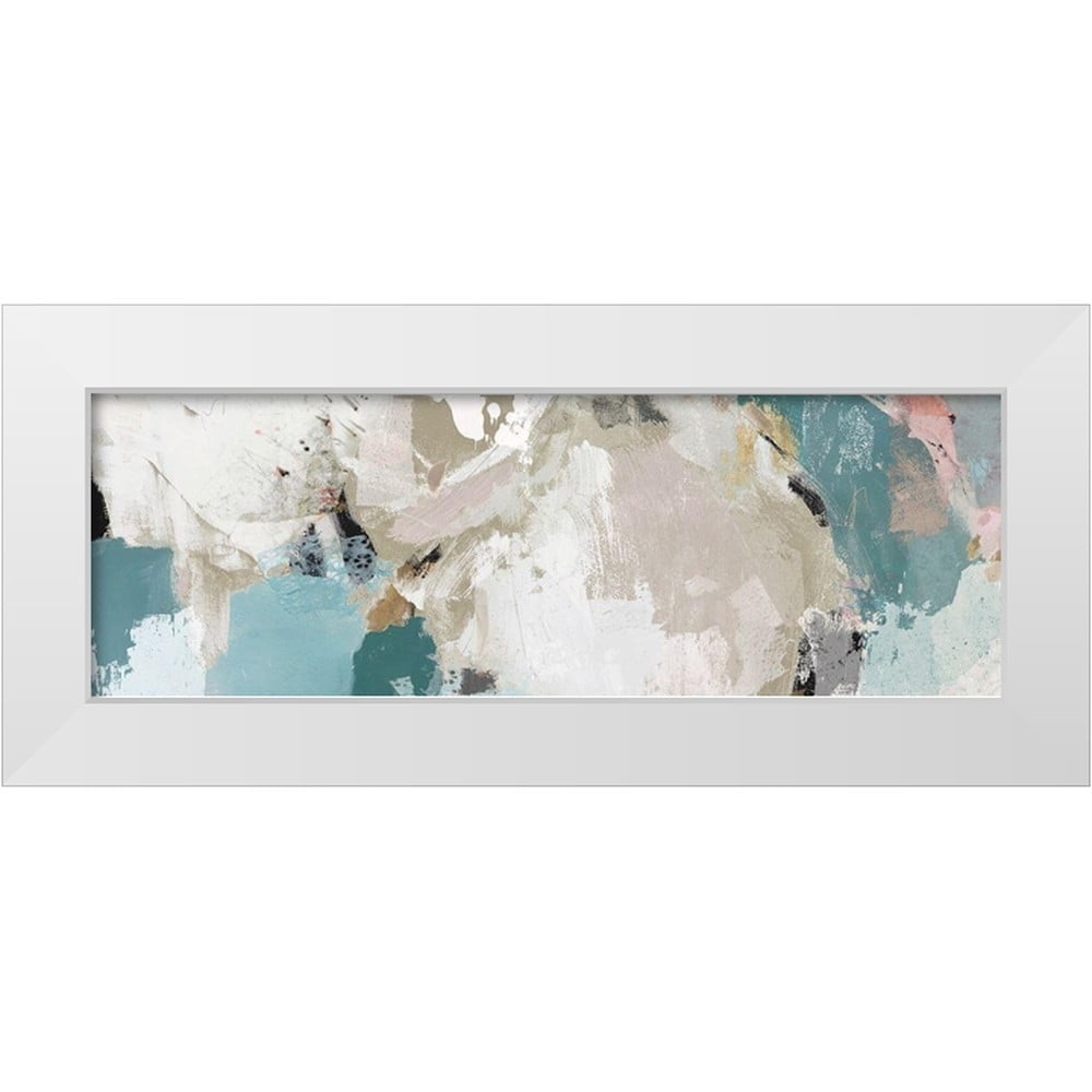 Isabelle Z 18x9 White Modern Wood Framed Museum Art Print Titled ...