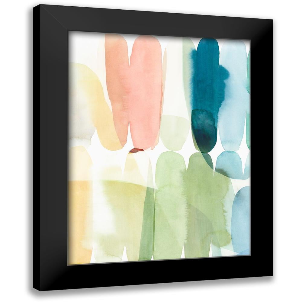 Isabelle Z 19x24 Black Modern Framed Museum Art Print Titled - Rounded Overlay I - Walmart.com