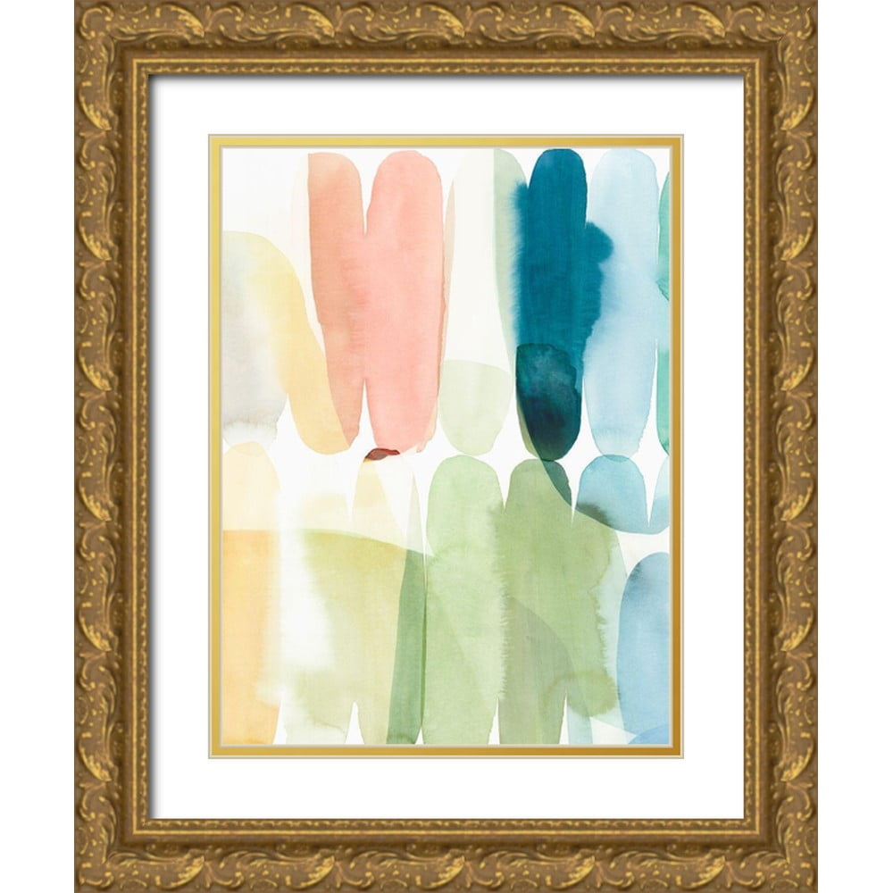 Isabelle Z 19x24 Gold Ornate Wood Framed with Double Matting Museum Art Print Titled - Rounded ...