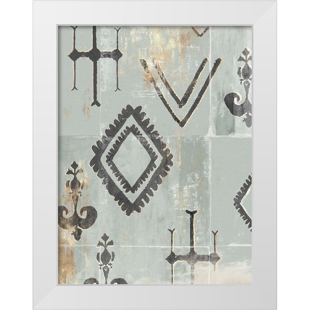 Isabelle Z 19x24 White Modern Wood Framed Museum Art Print Titled ...