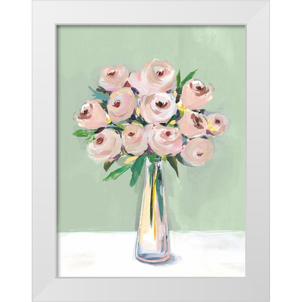 Isabelle Z 19x24 White Modern Wood Framed Museum Art Print Titled ...