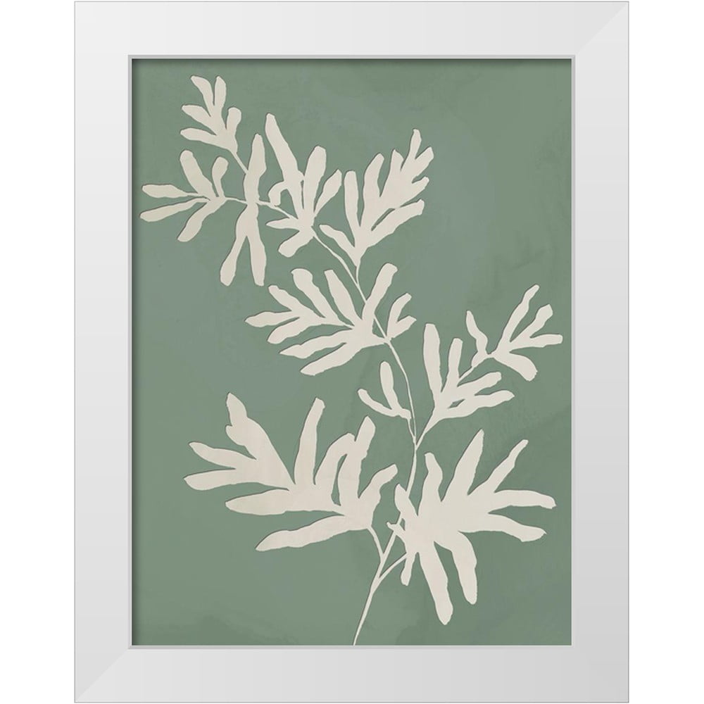 Isabelle Z 19x24 White Modern Wood Framed Museum Art Print Titled ...