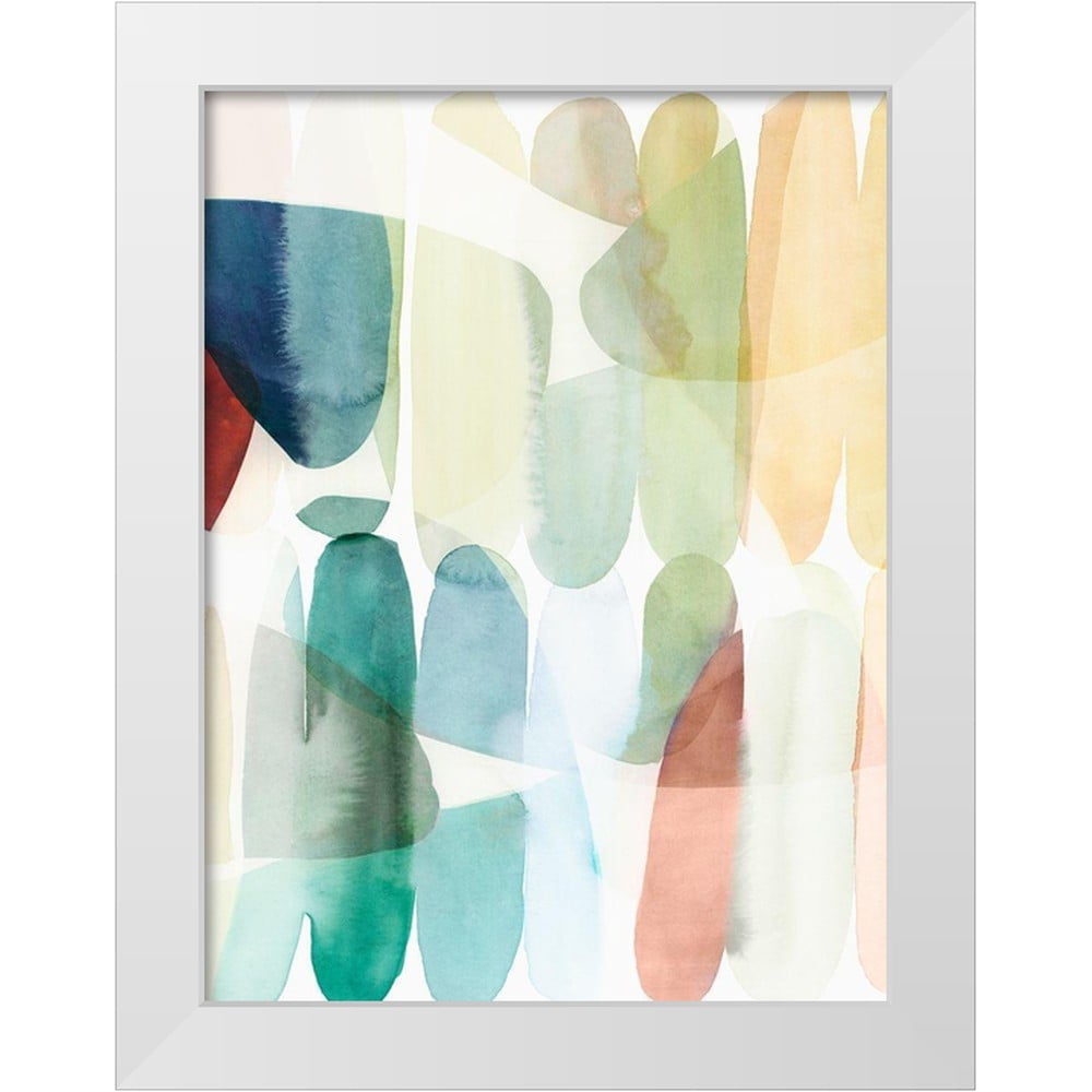 Isabelle Z 19x24 White Modern Wood Framed Museum Art Print Titled ...
