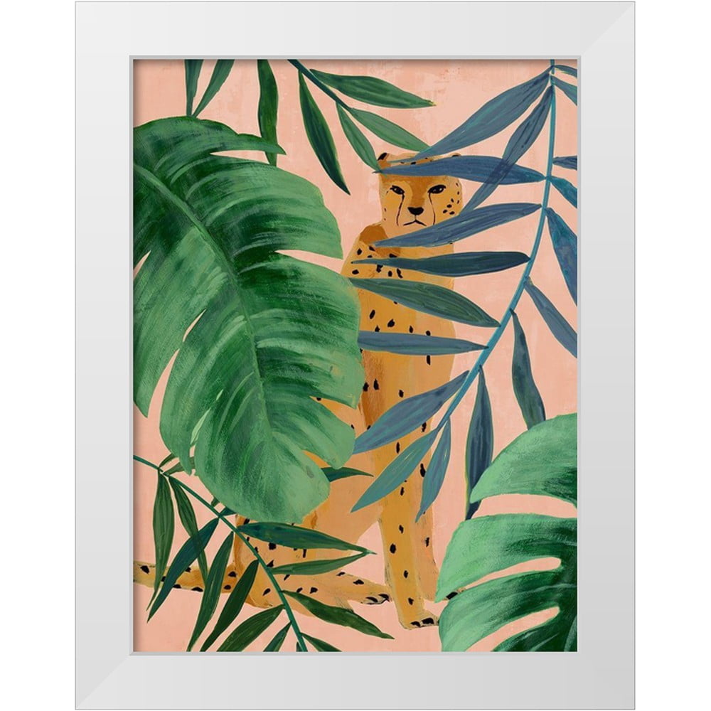 Isabelle Z 19x24 White Modern Wood Framed Museum Art Print Titled ...
