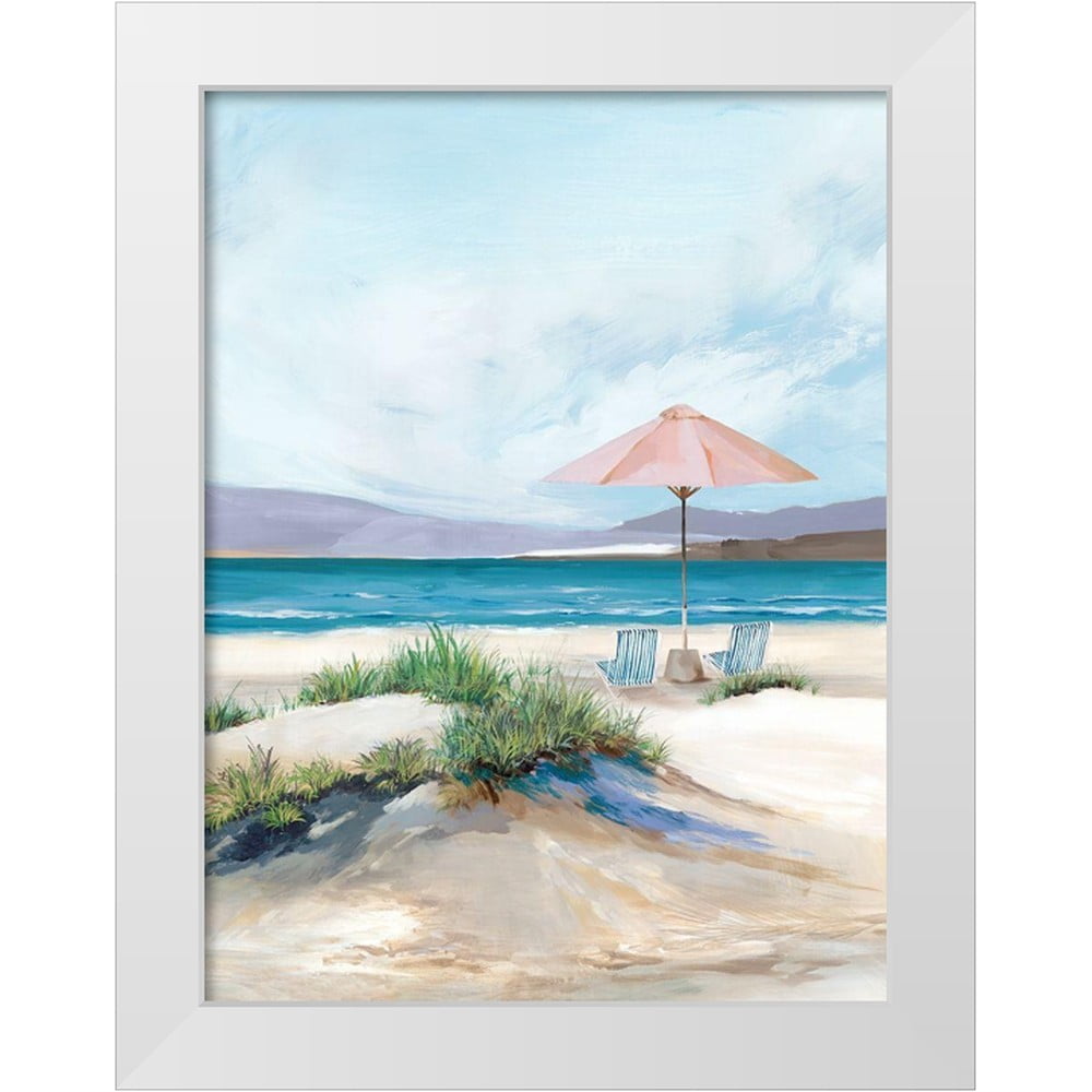 Isabelle Z 19x24 White Modern Wood Framed Museum Art Print Titled ...