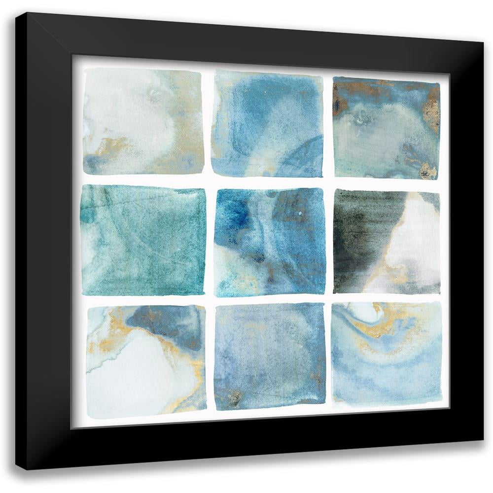 Isabelle Z 20x20 Black Modern Framed Museum Art Print Titled - Indigo ...