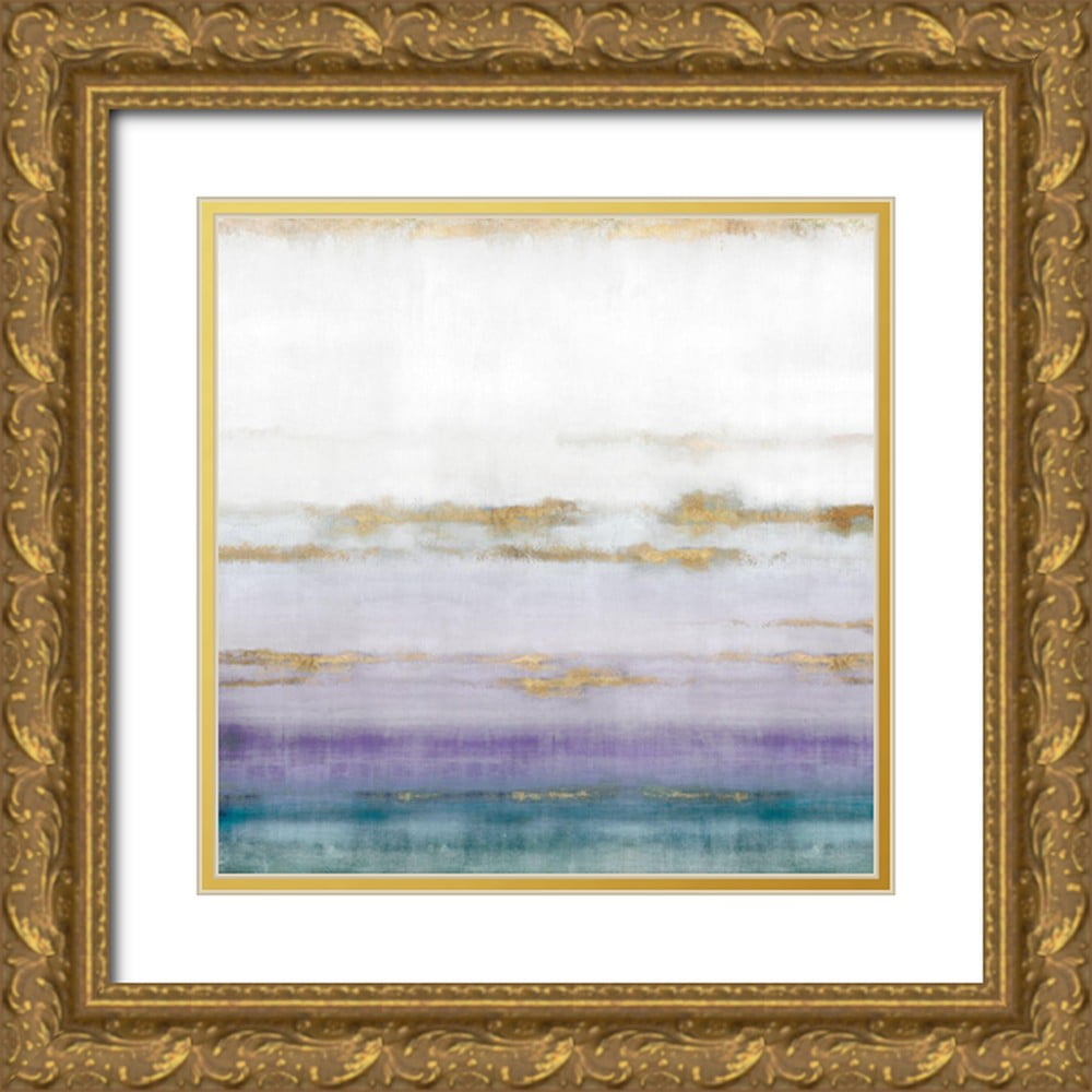 Isabelle Z 20x20 Gold Ornate Wood Framed with Double Matting Museum Art ...