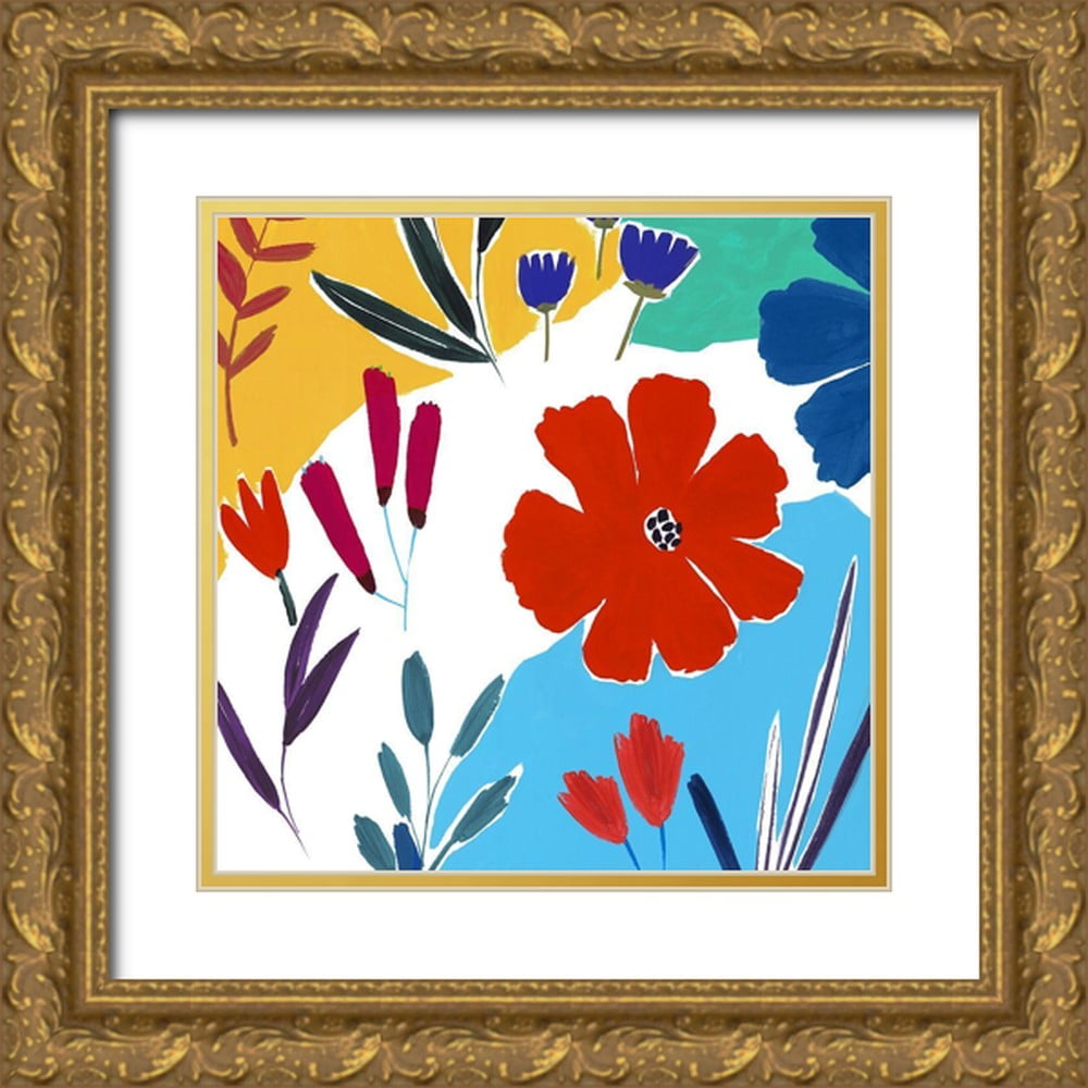 Isabelle Z 20x20 Gold Ornate Wood Framed with Double Matting Museum Art Print Titled ...