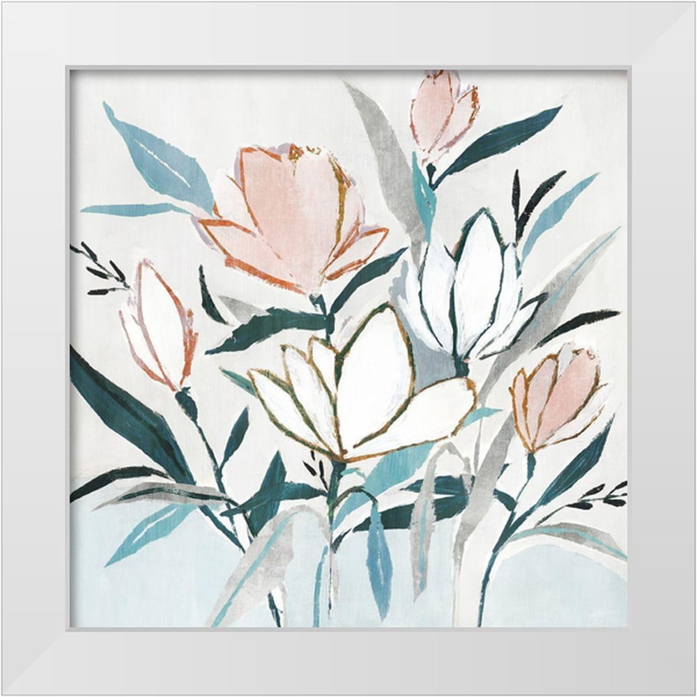 Isabelle Z 20x20 White Modern Wood Framed Museum Art Print Titled ...