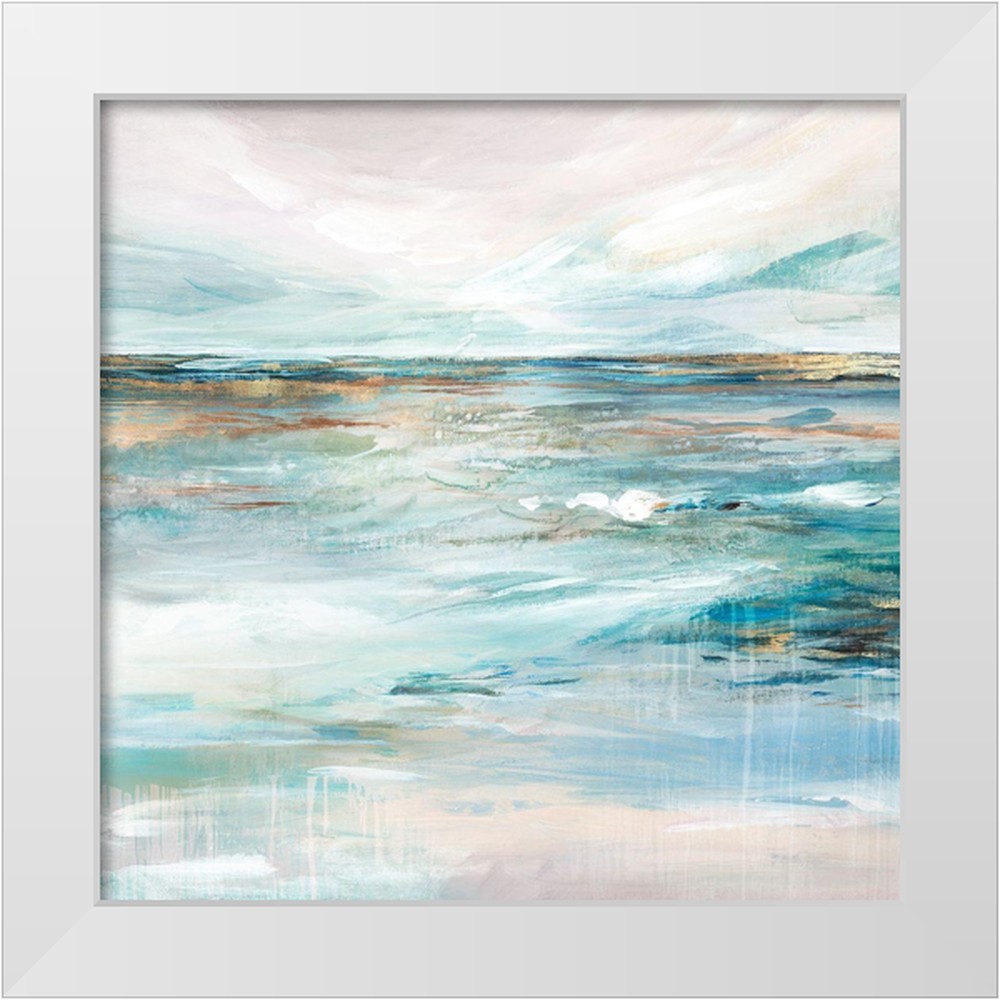 Isabelle Z 20x20 White Modern Wood Framed Museum Art Print Titled ...