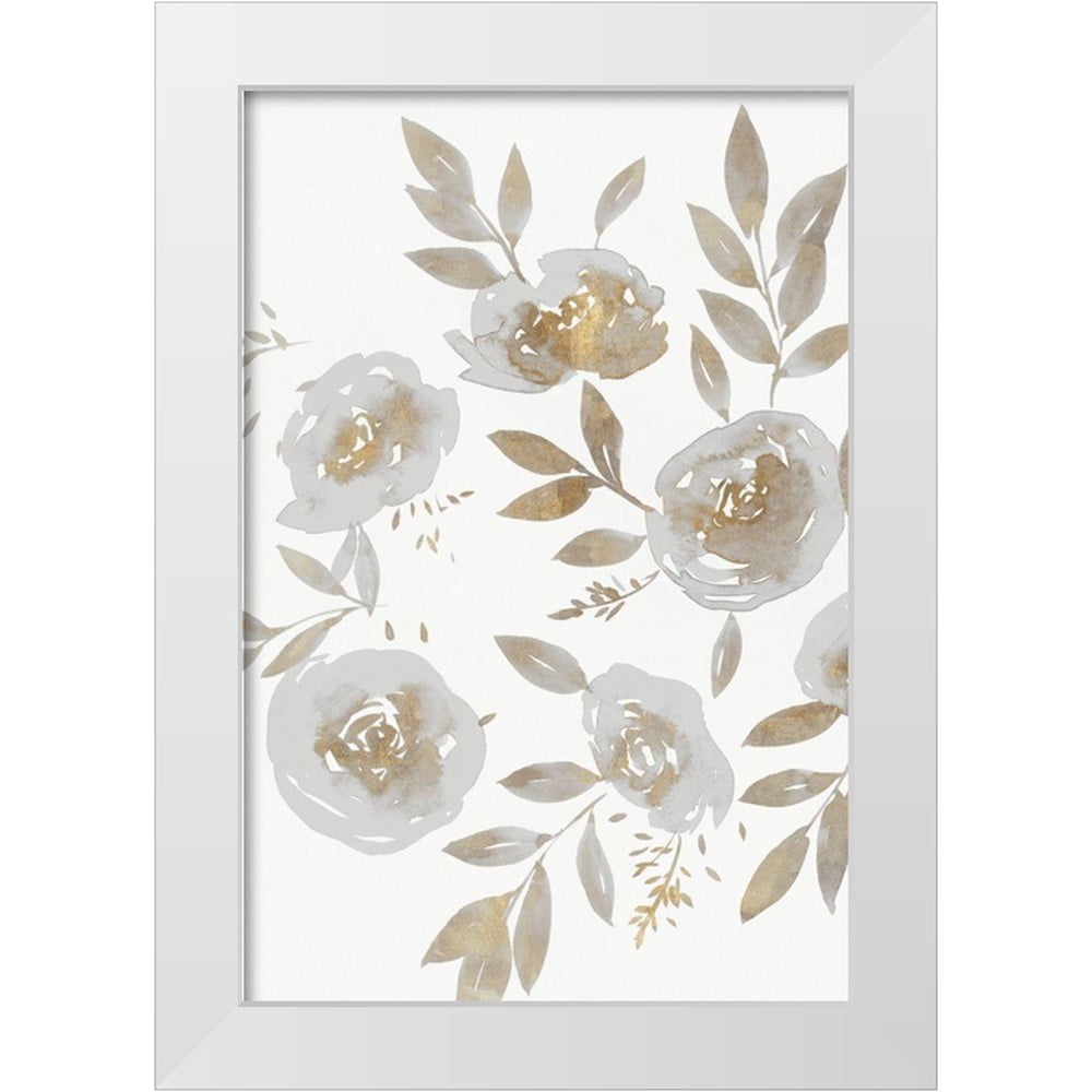 Isabelle Z 23x32 White Modern Wood Framed Museum Art Print Titled ...