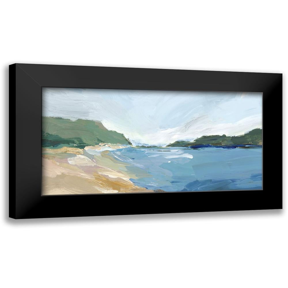 Isabelle Z 24x14 Black Modern Framed Museum Art Print Titled - Brisk ...