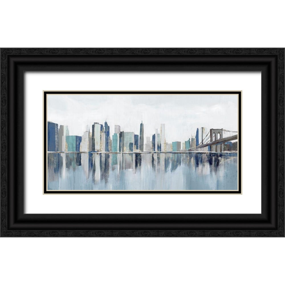 Isabelle Z 24x14 Black Ornate Wood Framed with Double Matting Museum Art Print Titled - Empire ...