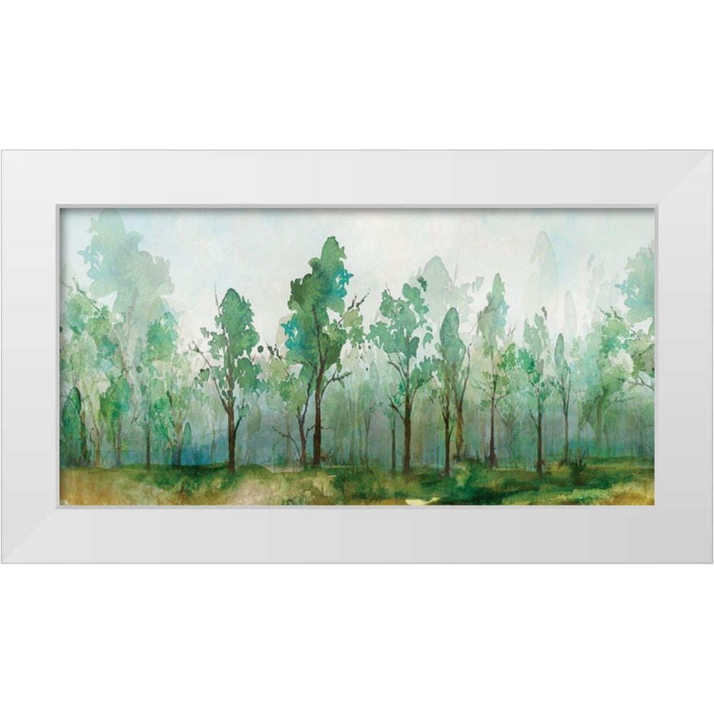 Isabelle Z 24x14 White Modern Wood Framed Museum Art Print Titled ...