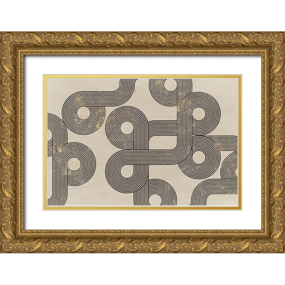 Isabelle Z 24x17 Gold Ornate Wood Framed with Double Matting Museum Art Print Titled - Form ...