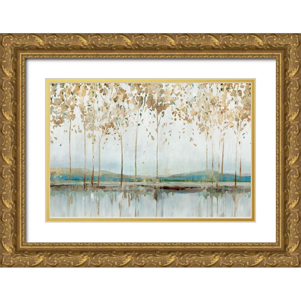 Isabelle Z 24x17 Gold Ornate Wood Framed with Double Matting Museum Art Print Titled - Golden ...