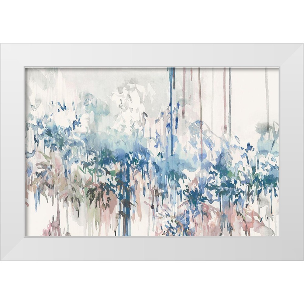 Isabelle Z 24x17 White Modern Wood Framed Museum Art Print Titled ...