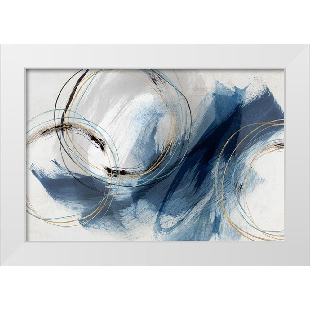 Isabelle Z 24x17 White Modern Wood Framed Museum Art Print Titled ...