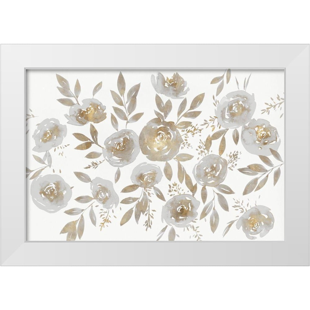 Isabelle Z 24x17 White Modern Wood Framed Museum Art Print Titled ...