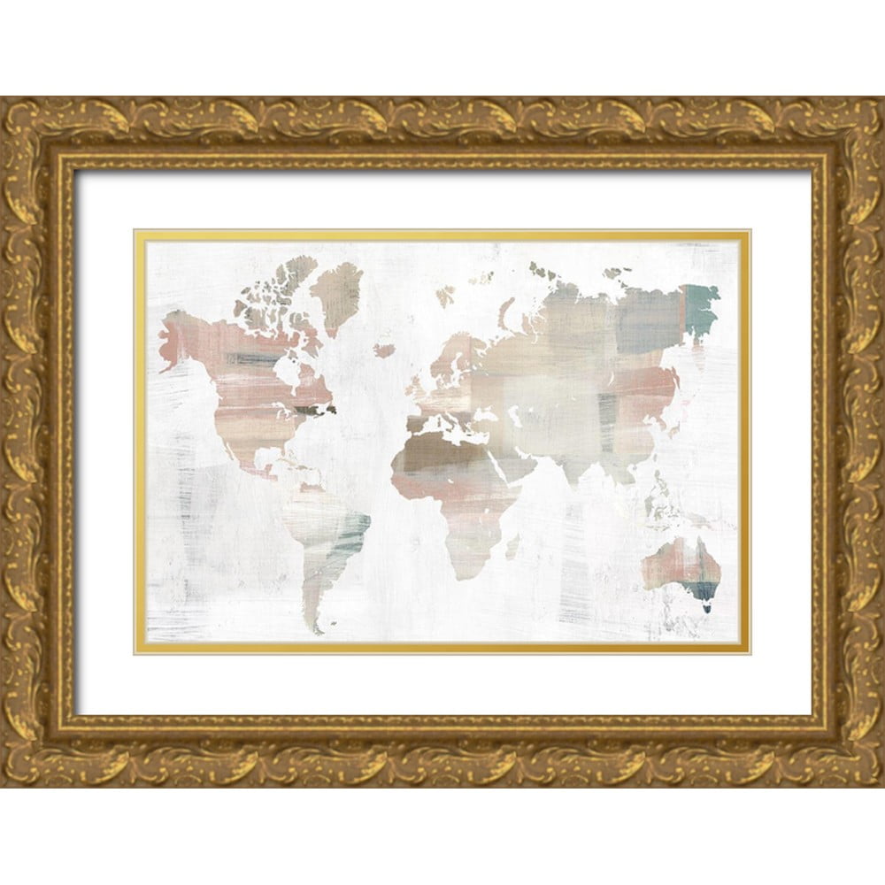 Isabelle Z 24x18 Gold Ornate Wood Framed with Double Matting Museum Art Print Titled - World ...