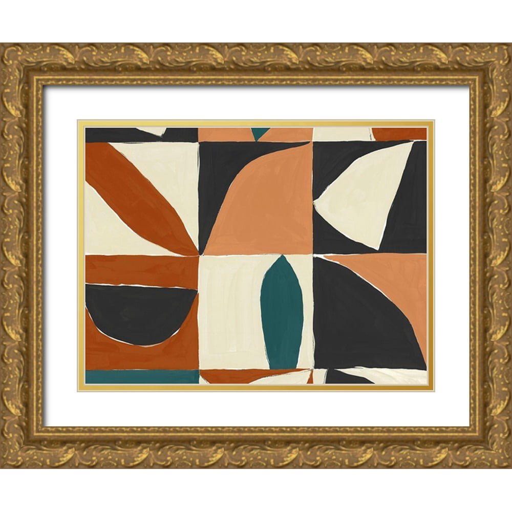 Isabelle Z 24x19 Gold Ornate Wood Framed with Double Matting Museum Art ...