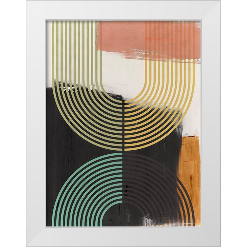 Isabelle Z 25x32 White Modern Wood Framed Museum Art Print Titled ...