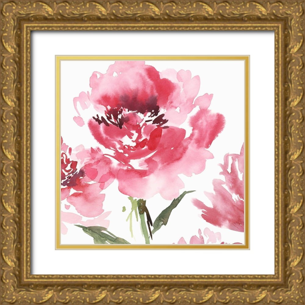 Isabelle Z 26x26 Gold Ornate Wood Framed with Double Matting Museum Art Print Titled - Crimson ...