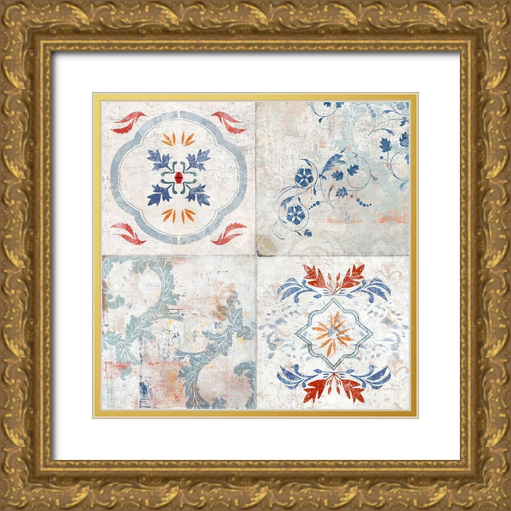 Isabelle Z 26x26 Gold Ornate Wood Framed with Double Matting Museum Art Print Titled - Delicate ...