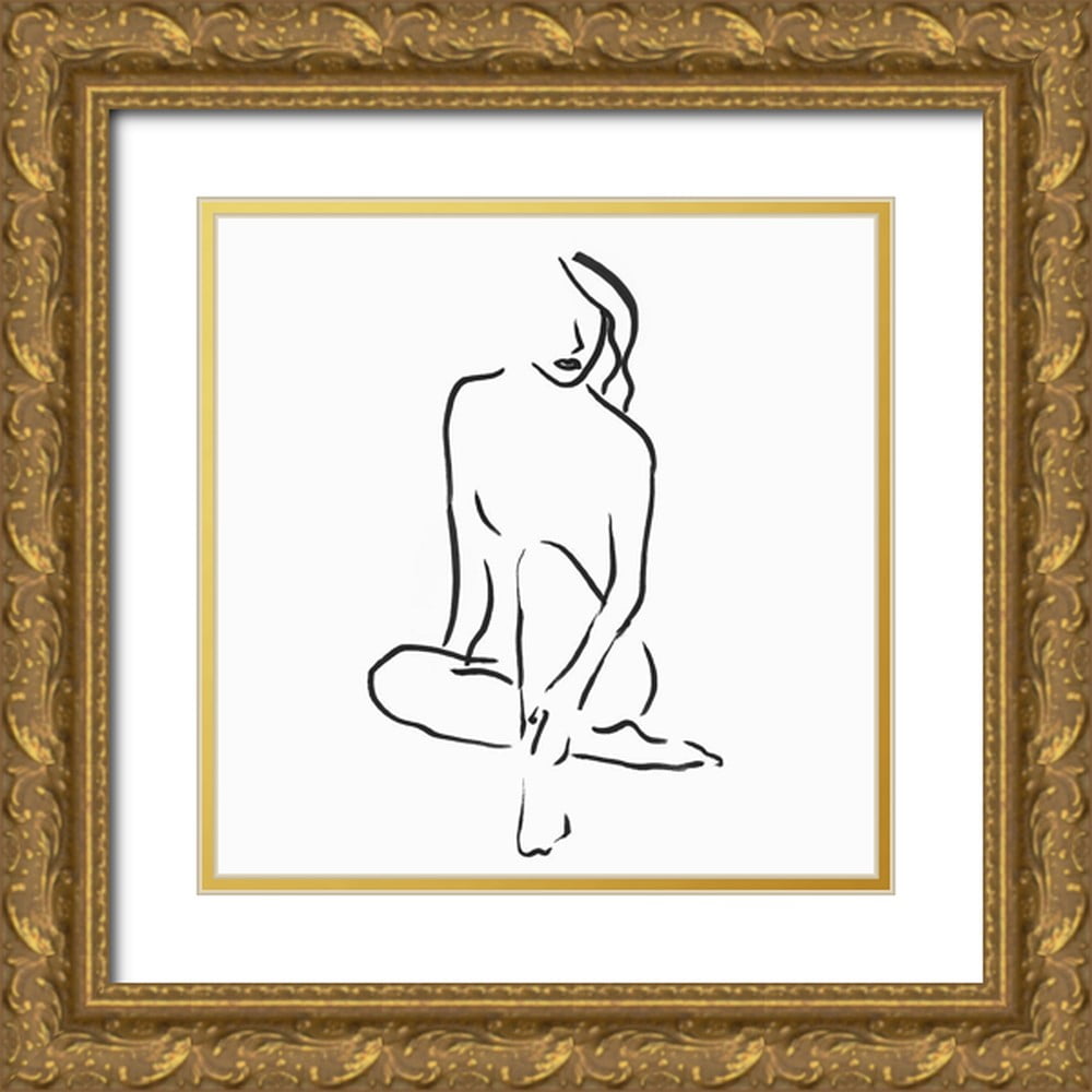 Isabelle Z 26x26 Gold Ornate Wood Framed with Double Matting Museum Art Print Titled - Facade I ...