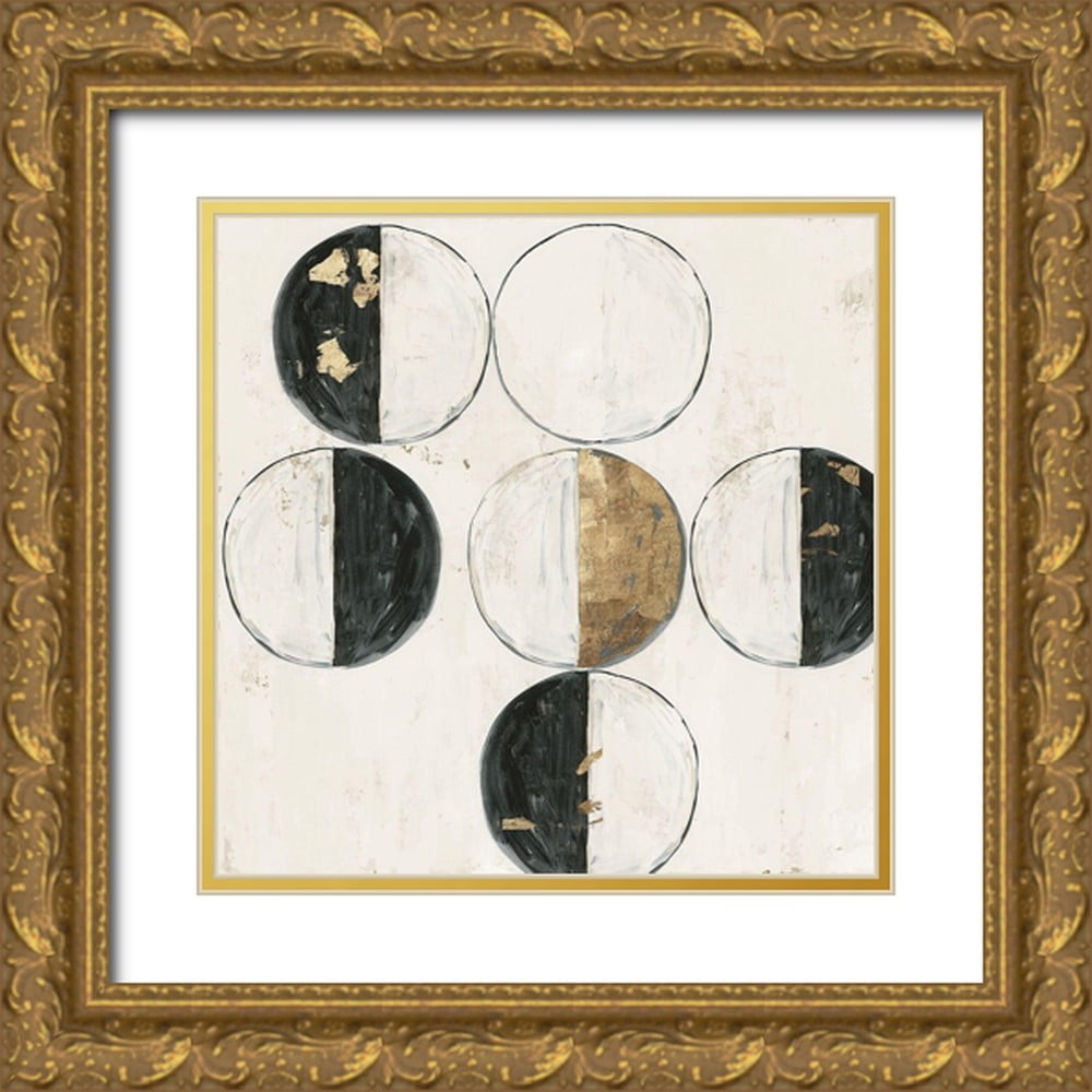 Isabelle Z 26x26 Gold Ornate Wood Framed with Double Matting Museum Art ...