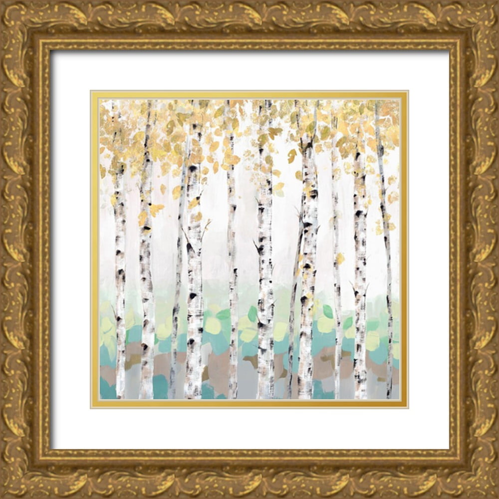 Isabelle Z 26x26 Gold Ornate Wood Framed with Double Matting Museum Art Print Titled - Golden ...
