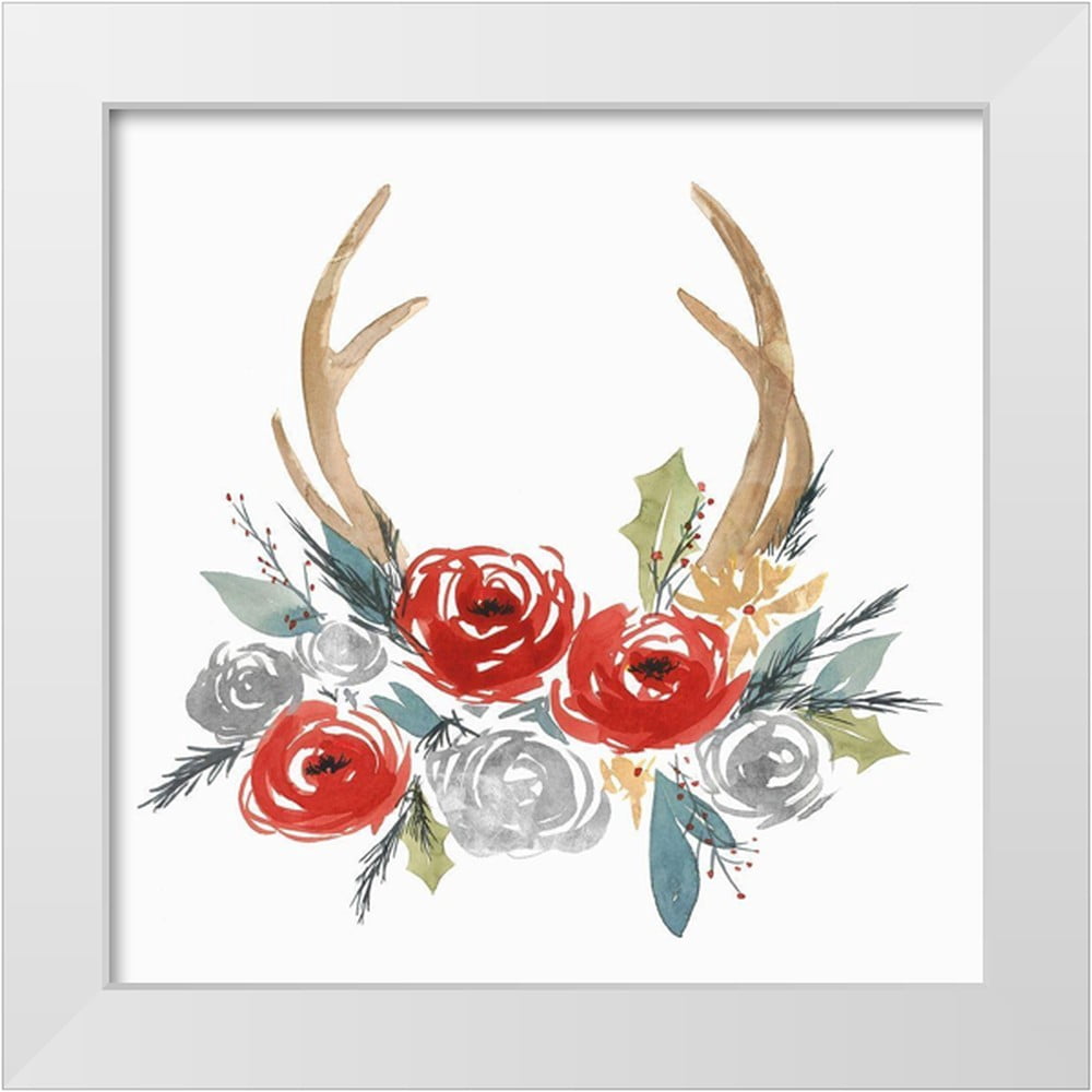 Isabelle Z 26x26 White Modern Wood Framed Museum Art Print Titled ...
