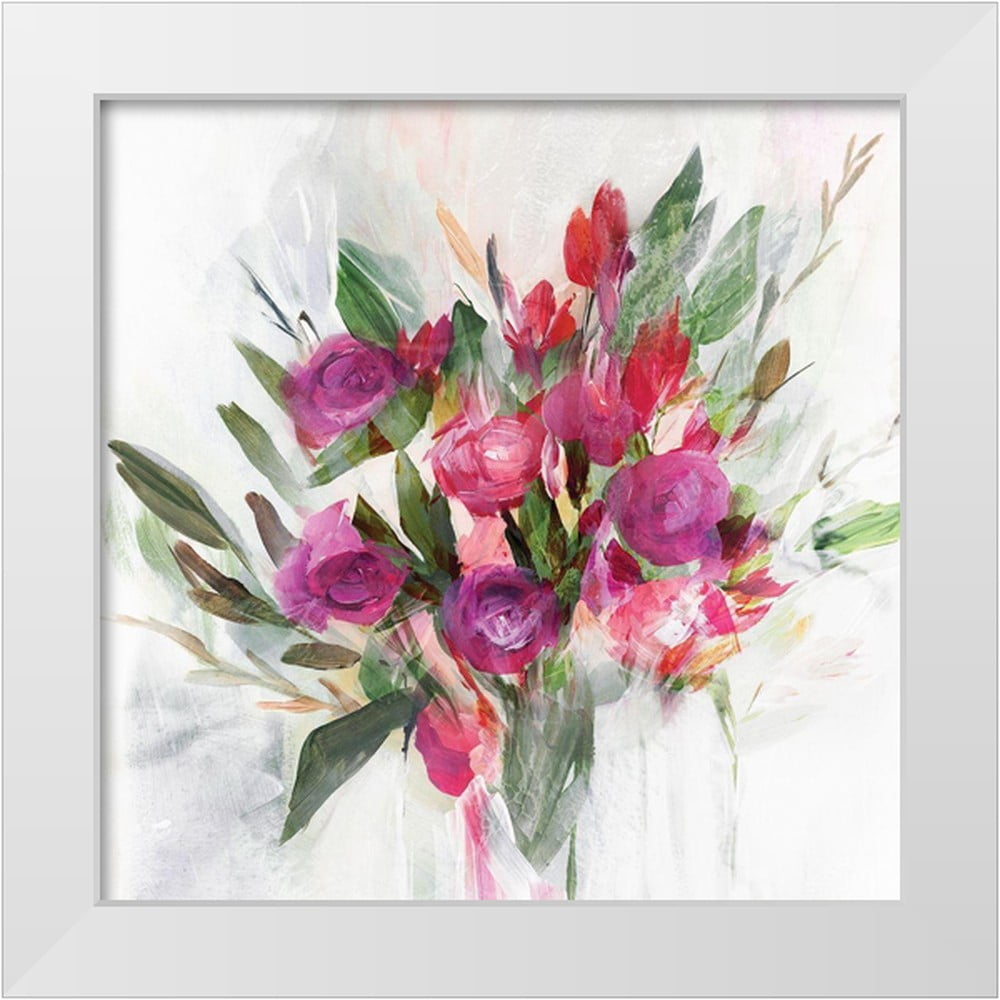 Isabelle Z 26x26 White Modern Wood Framed Museum Art Print Titled ...