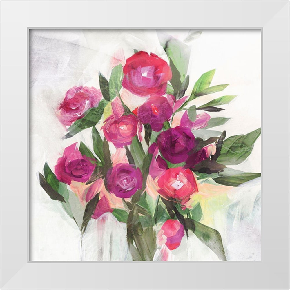Isabelle Z 26x26 White Modern Wood Framed Museum Art Print Titled ...