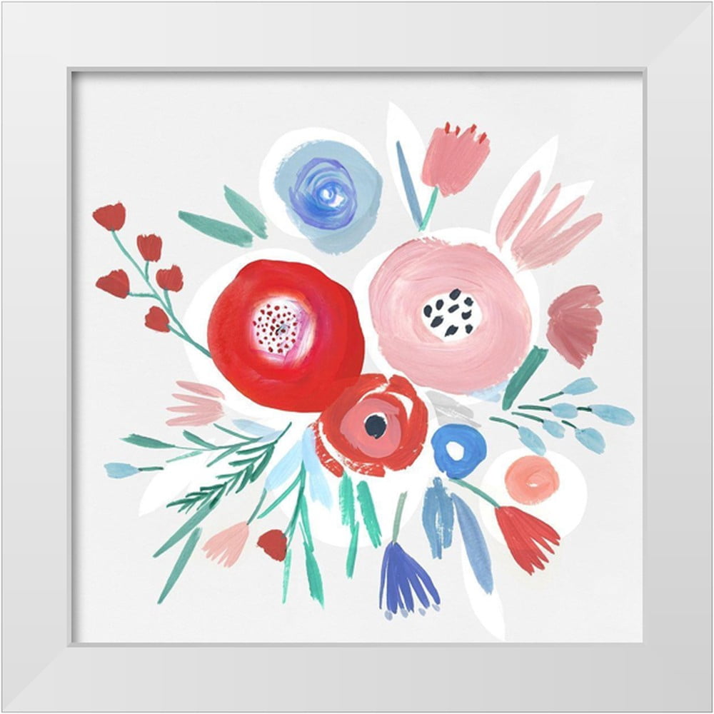 Isabelle Z 26x26 White Modern Wood Framed Museum Art Print Titled ...