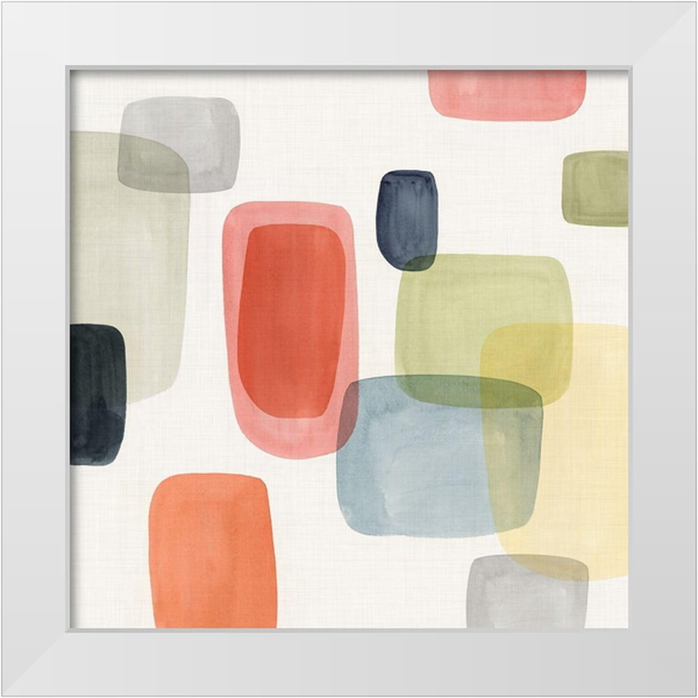 Isabelle Z 26x26 White Modern Wood Framed Museum Art Print Titled ...