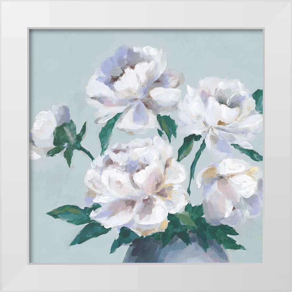 Isabelle Z 26x26 White Modern Wood Framed Museum Art Print Titled ...