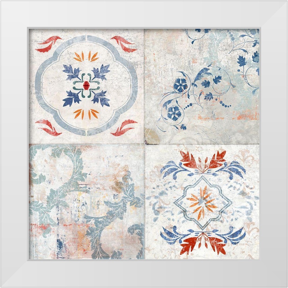 Isabelle Z 26x26 White Modern Wood Framed Museum Art Print Titled ...