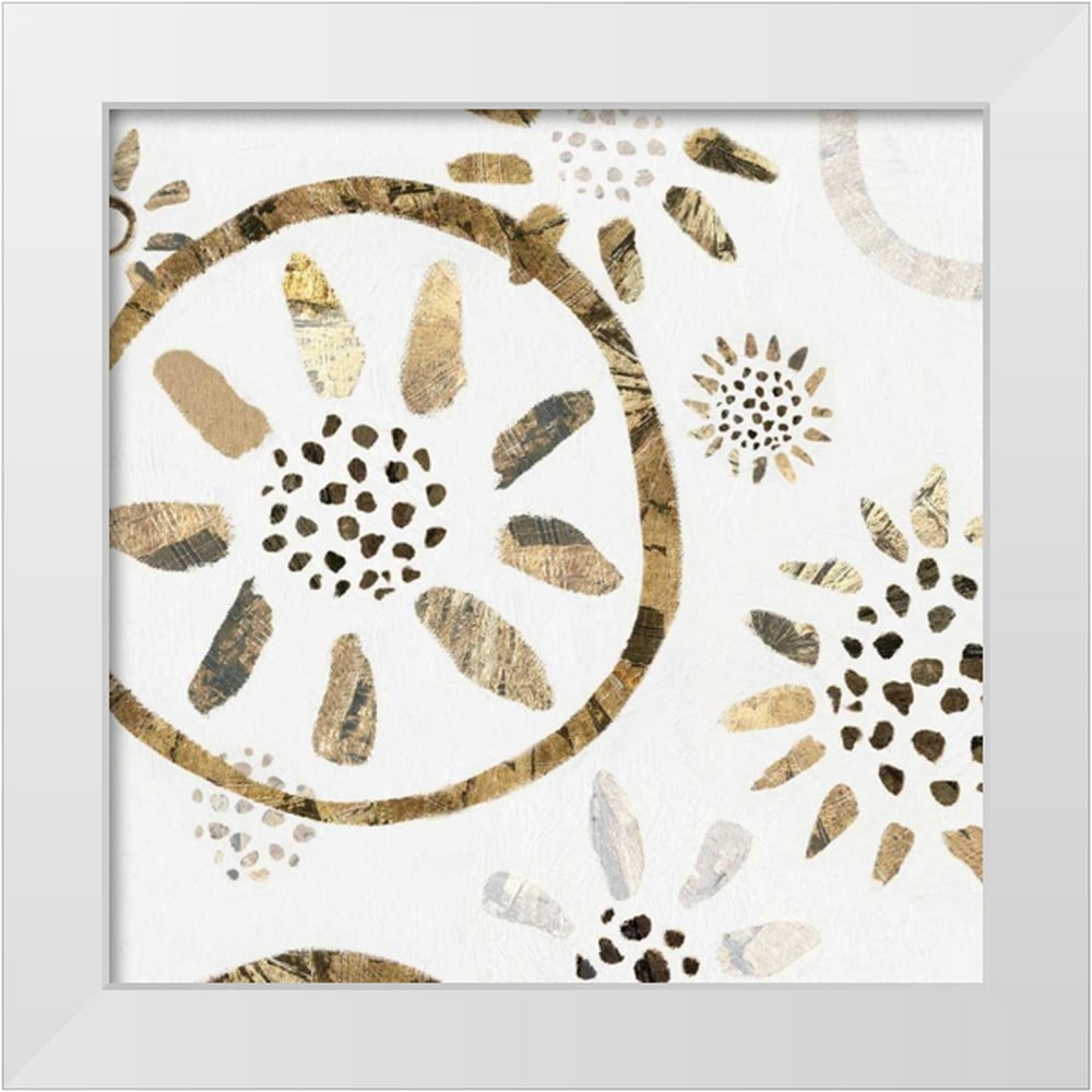 Isabelle Z 26x26 White Modern Wood Framed Museum Art Print Titled ...