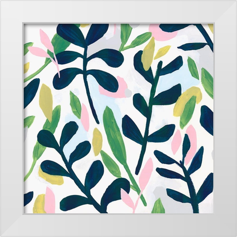 Isabelle Z 26x26 White Modern Wood Framed Museum Art Print Titled ...