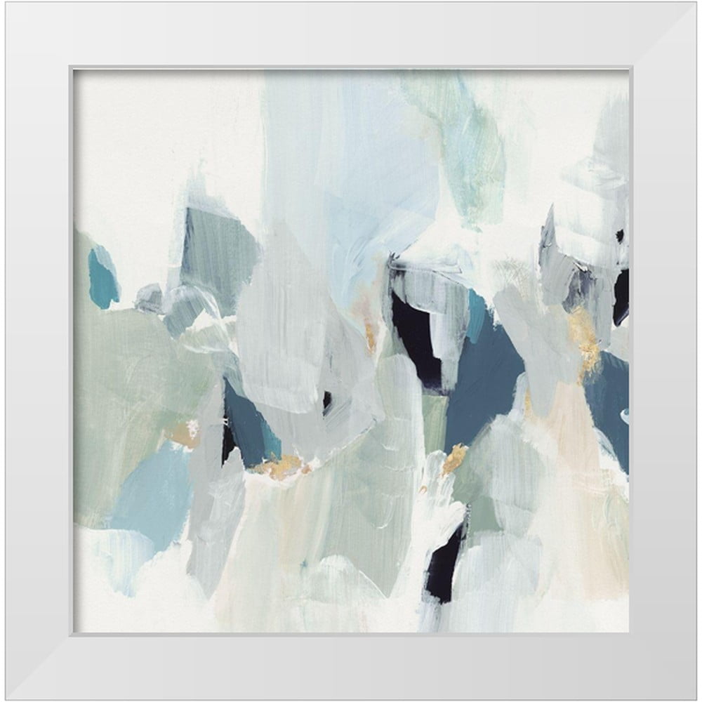 Isabelle Z 26x26 White Modern Wood Framed Museum Art Print Titled ...
