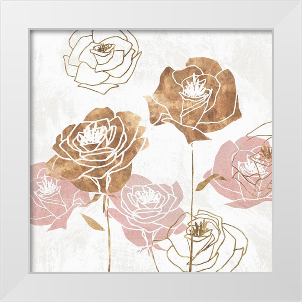 Isabelle Z 26x26 White Modern Wood Framed Museum Art Print Titled ...