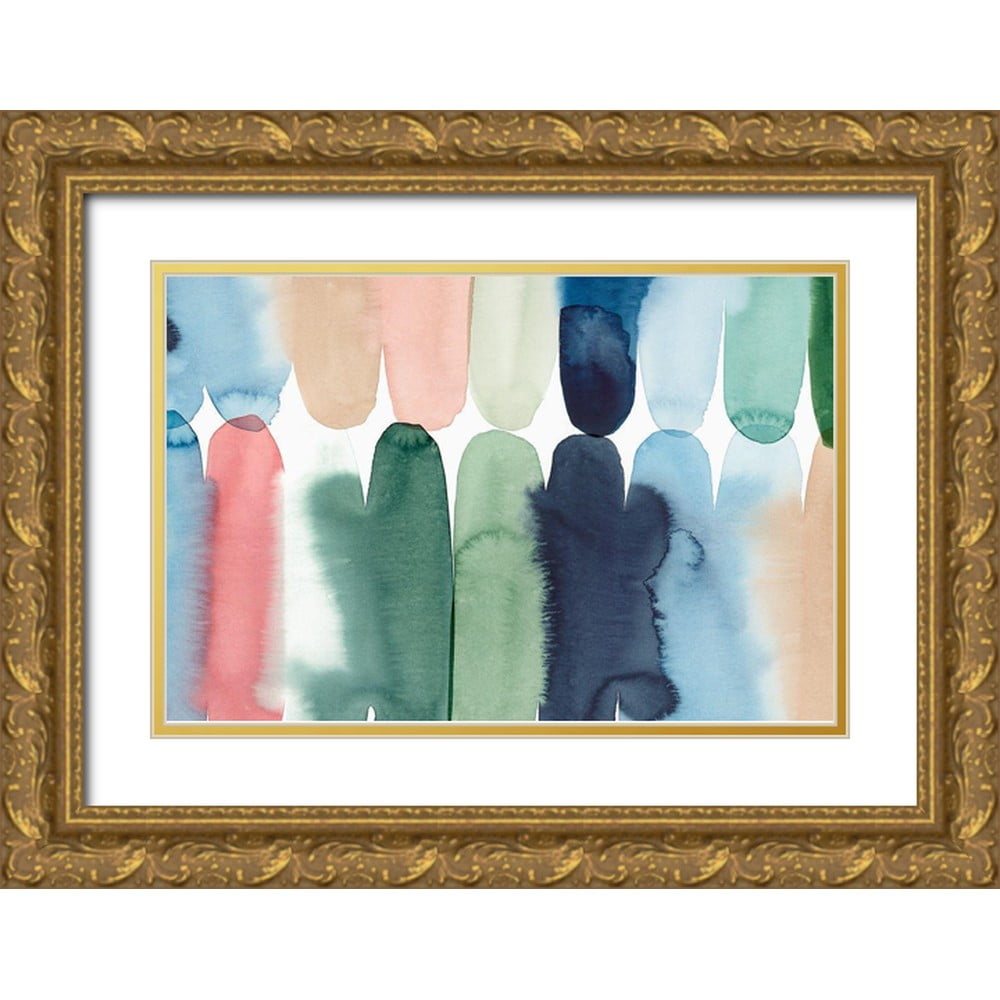 Isabelle Z 32x23 Gold Ornate Wood Framed with Double Matting Museum Art Print Titled - Rounded ...