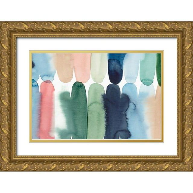 Isabelle Z 32x23 Gold Ornate Wood Framed with Double Matting Museum Art Print Titled - Rounded ...