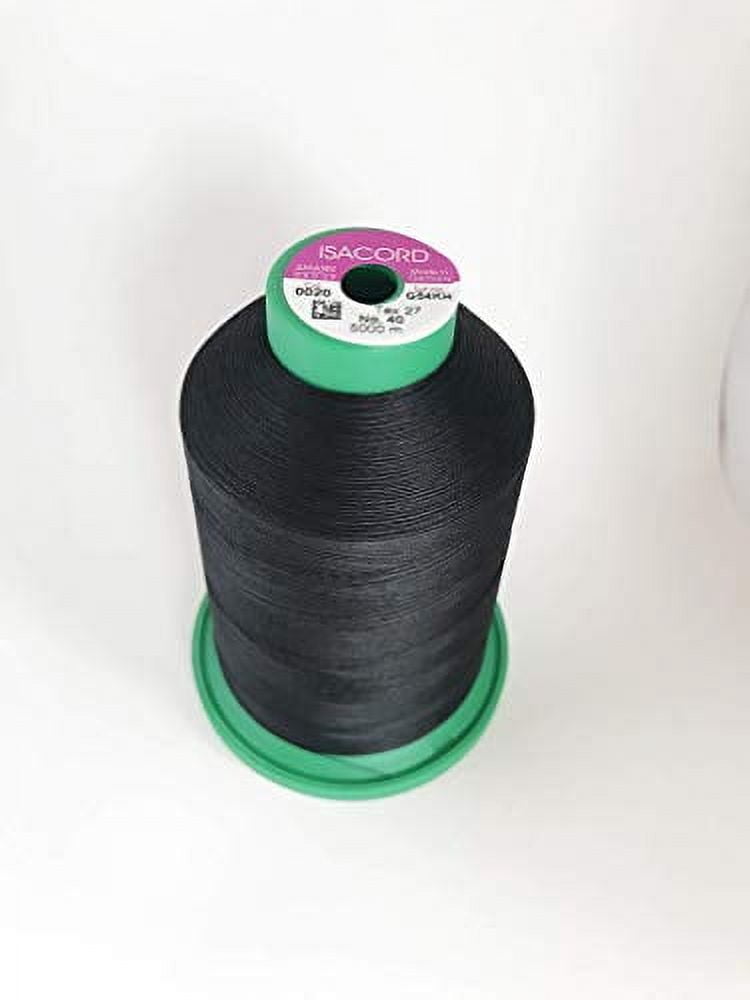 Isacord Embroidery Thread, Black Thread 5000M color 0020 - Walmart.com