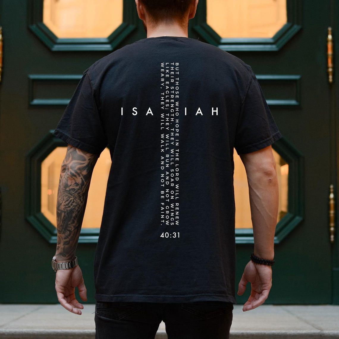 Isaiah 40:31 Shirt Bible Verse Cross Shirt Christian Encouragement ...
