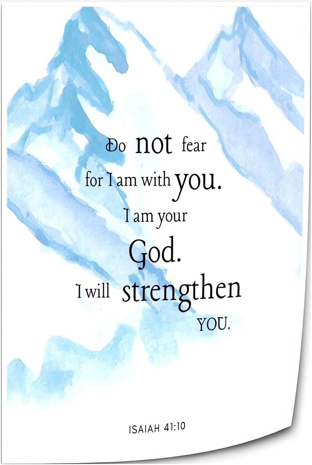Isaiah 41 10 Bible Verse Prints Do Not Fear for I Am with You Scripture ...